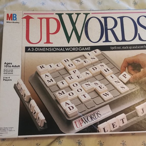 Milton bradley | Games | 988 Milton Bradley Upwords Board Game | Poshmark